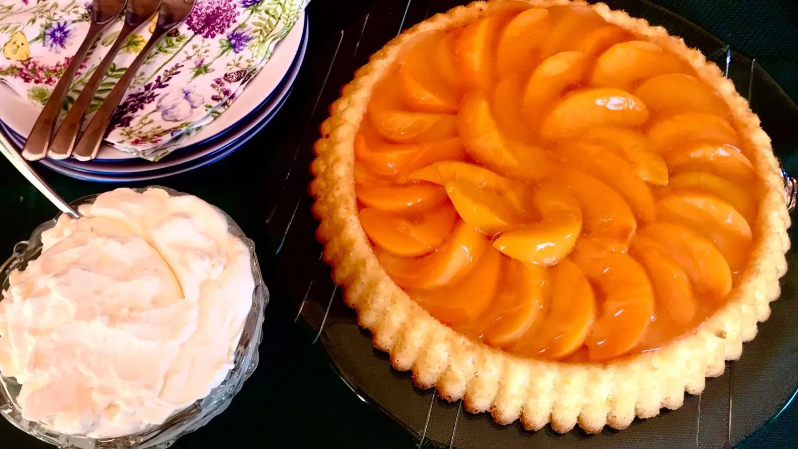 Peach Flan Cake – Classic German Obsttorte Made Easy
