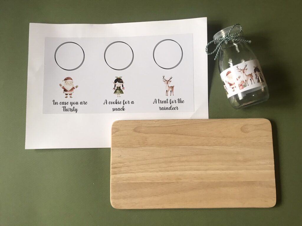 How to Make a Milk and Cookies Display for Santa - THE PARTY TOAD