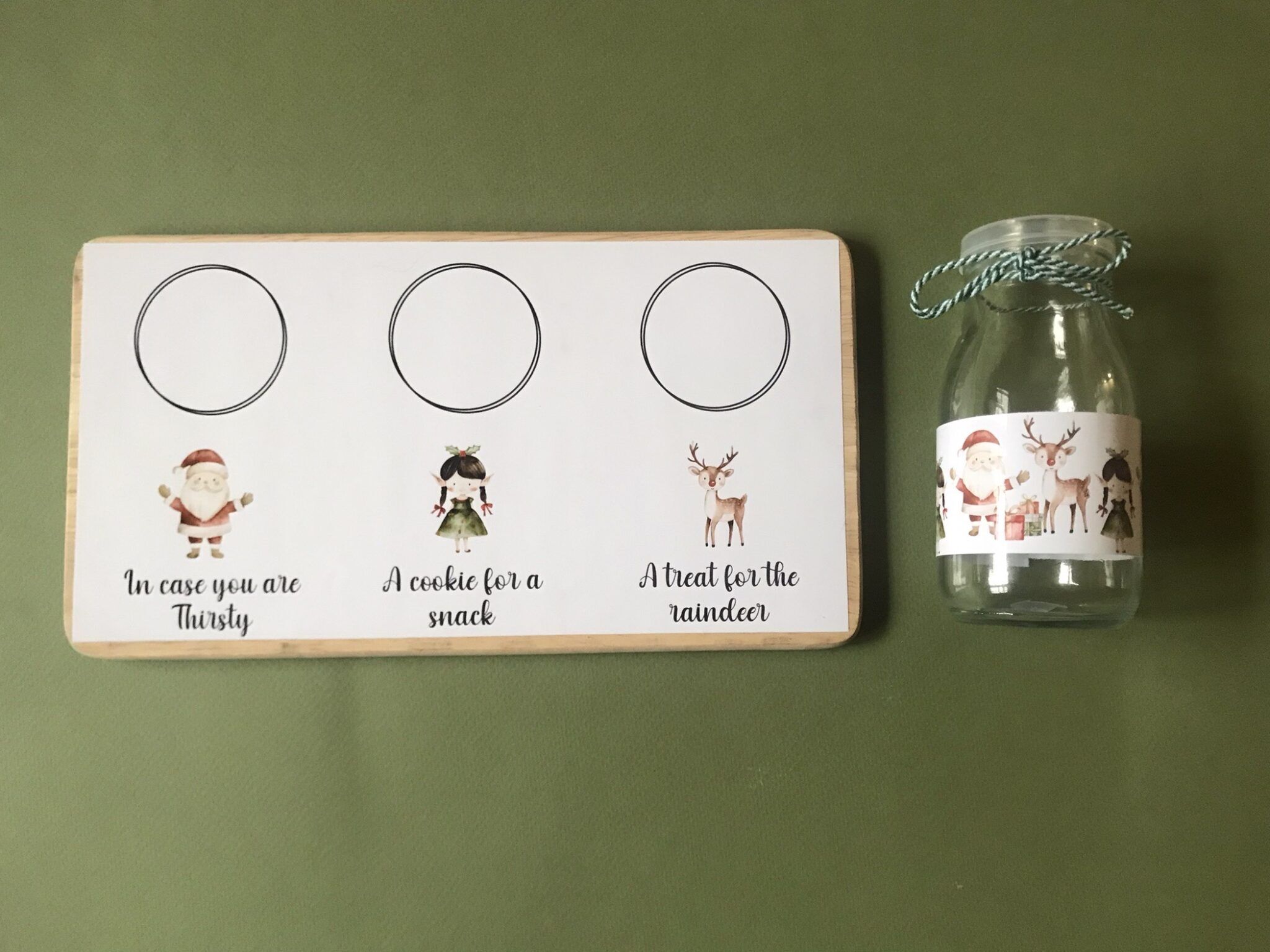 How to Make a Milk and Cookies Display for Santa - THE PARTY TOAD